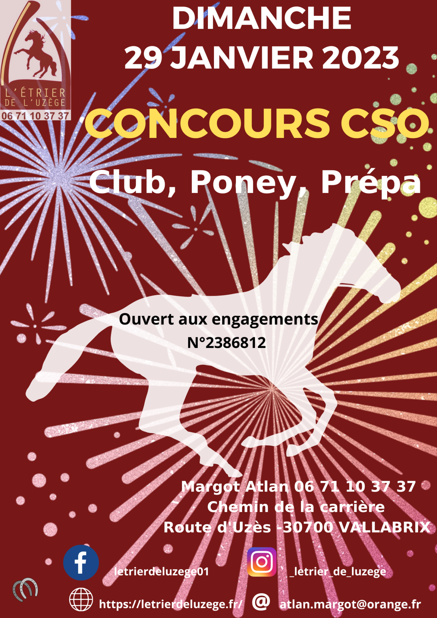 Concours CSO Janvier 2023 - L'Étrier de l'Uzège